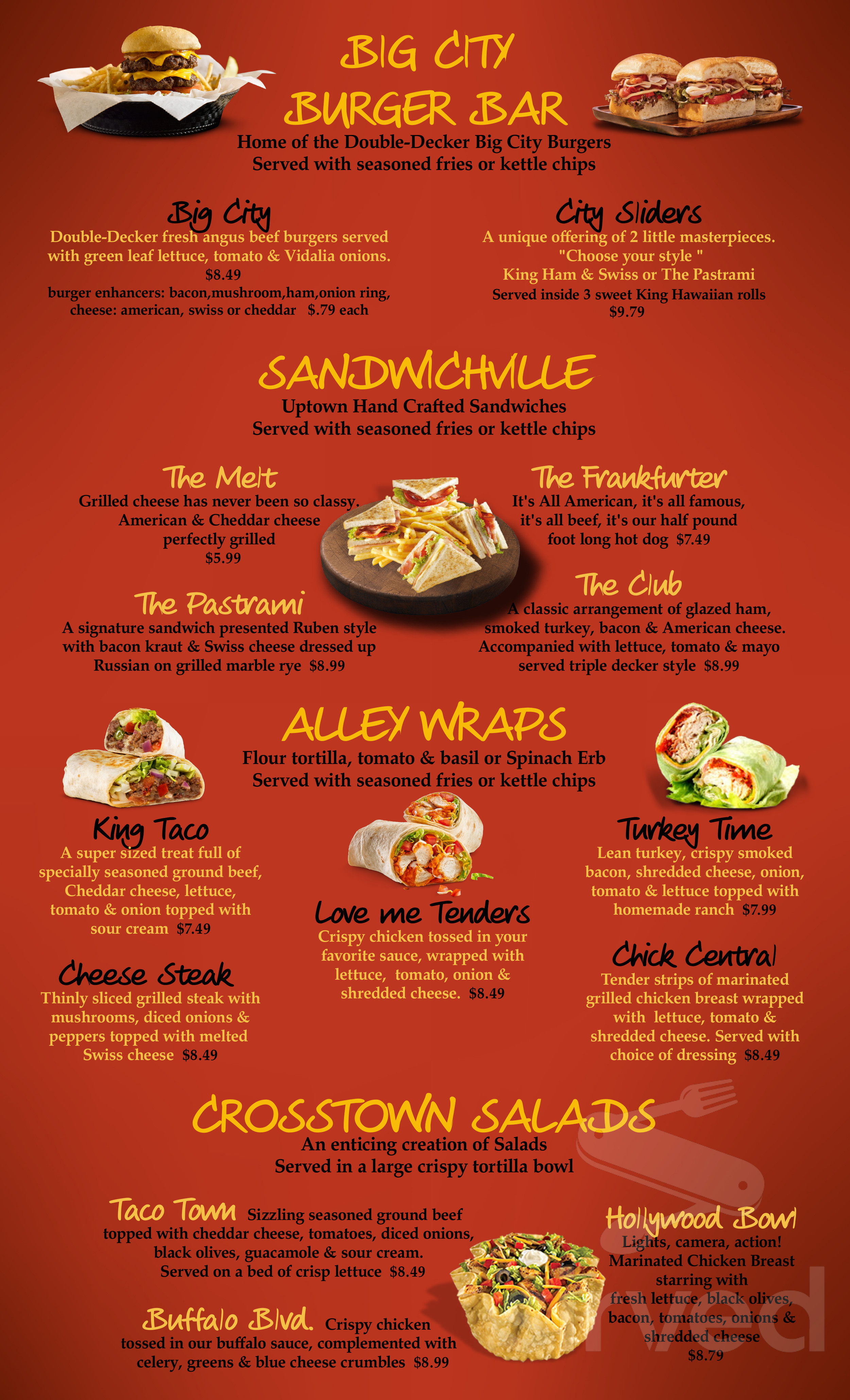 Strike City menus in Spring Hill, Florida, United States
