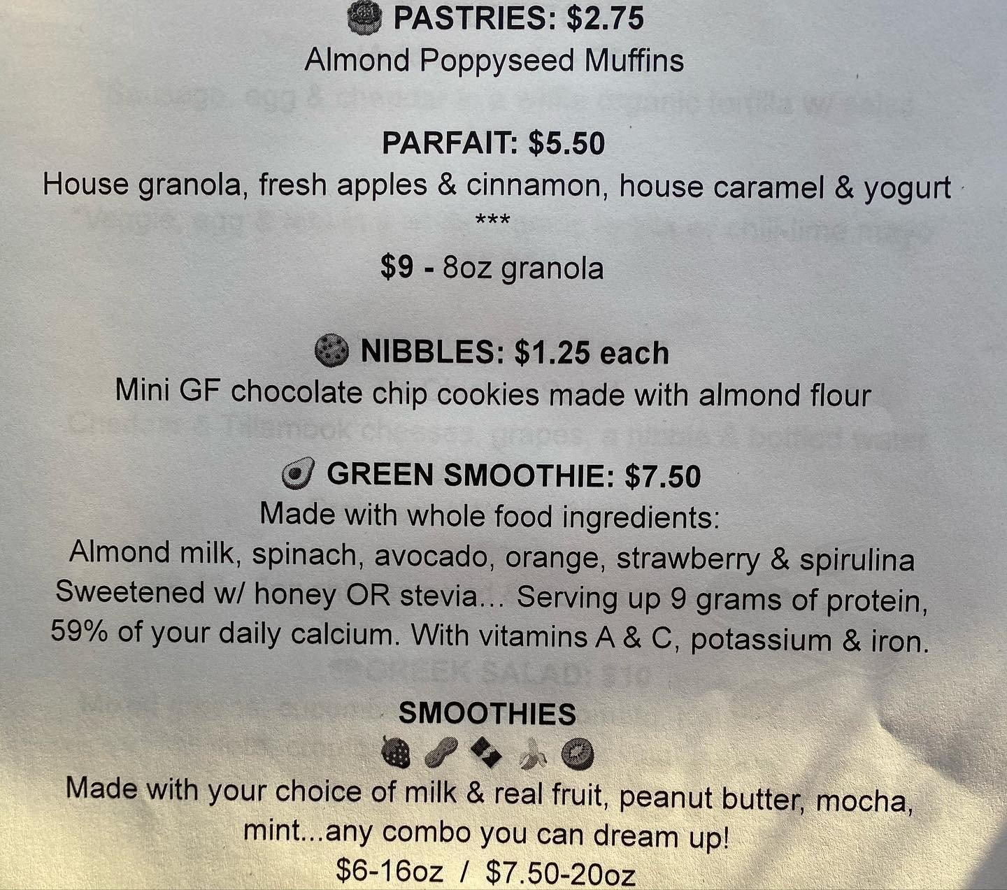 The Habit Coffee Company LLC menus in Rogersville, Missouri, United States