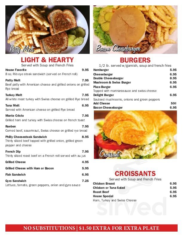 Highland Diner menus in Highland, Illinois, United States