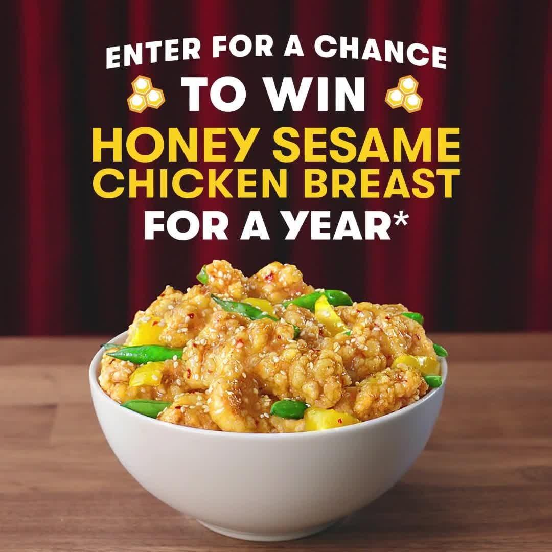 Panda Express menu in Angus, Ontario, Canada