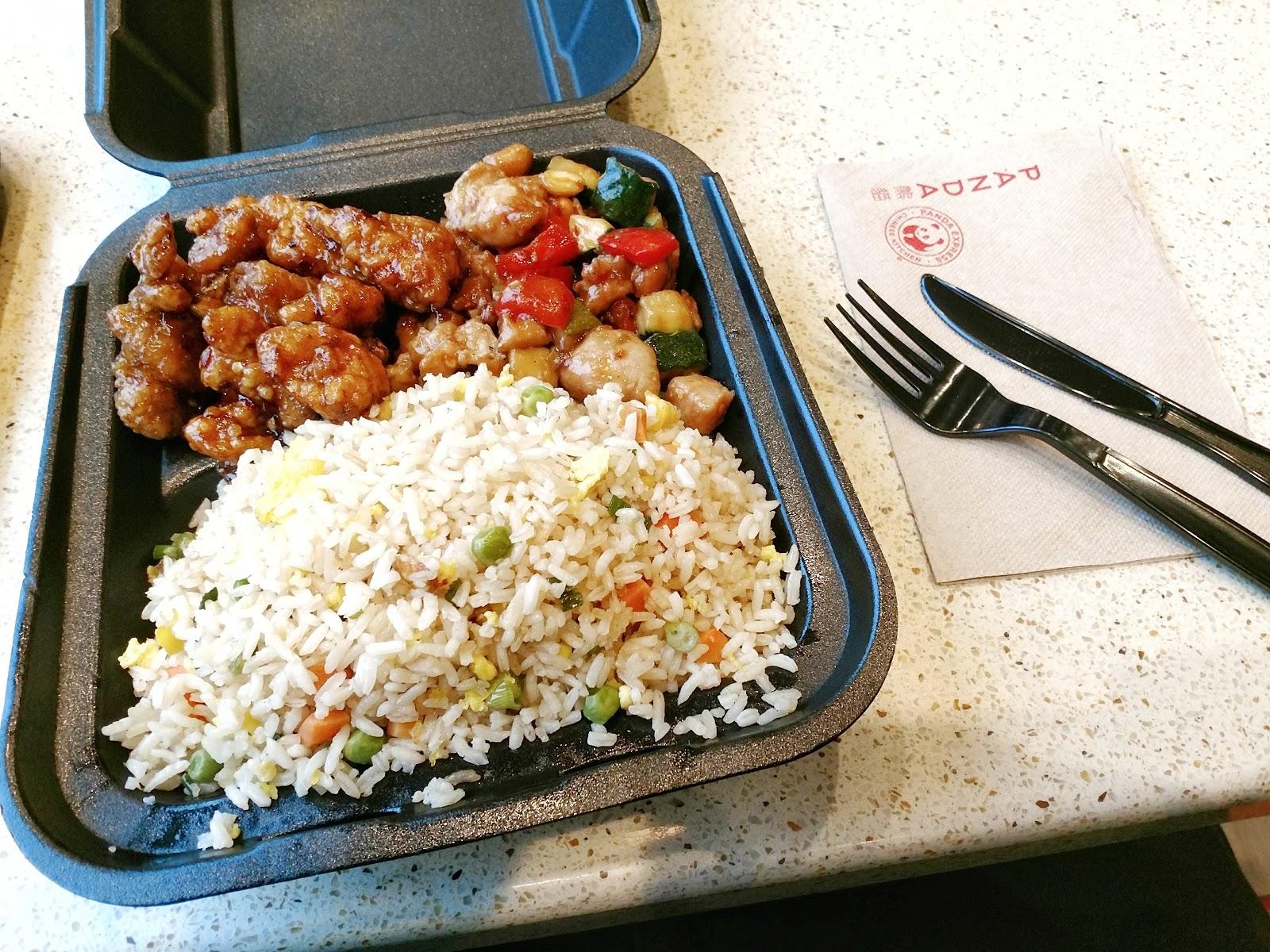Panda Express menu in Angus, Ontario, Canada