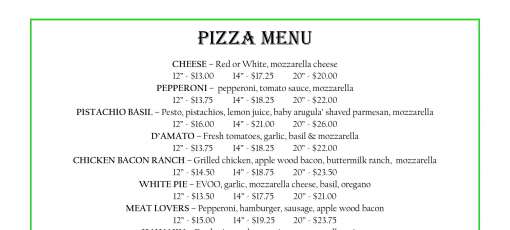Menu for La Cucina di Hampden House in Hampden, MA | Sirved