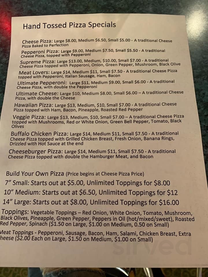 Washington Square menus in Clarksburg, West Virginia, United States