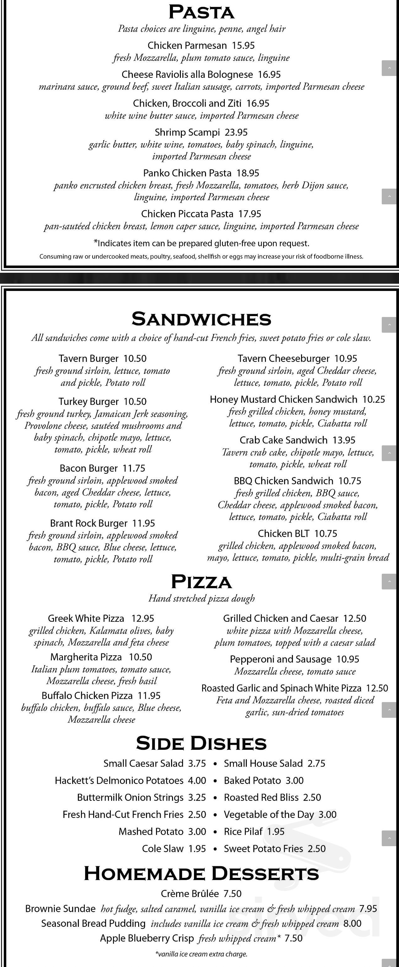 Route 53 Tavern menus in Pembroke, Massachusetts, United States