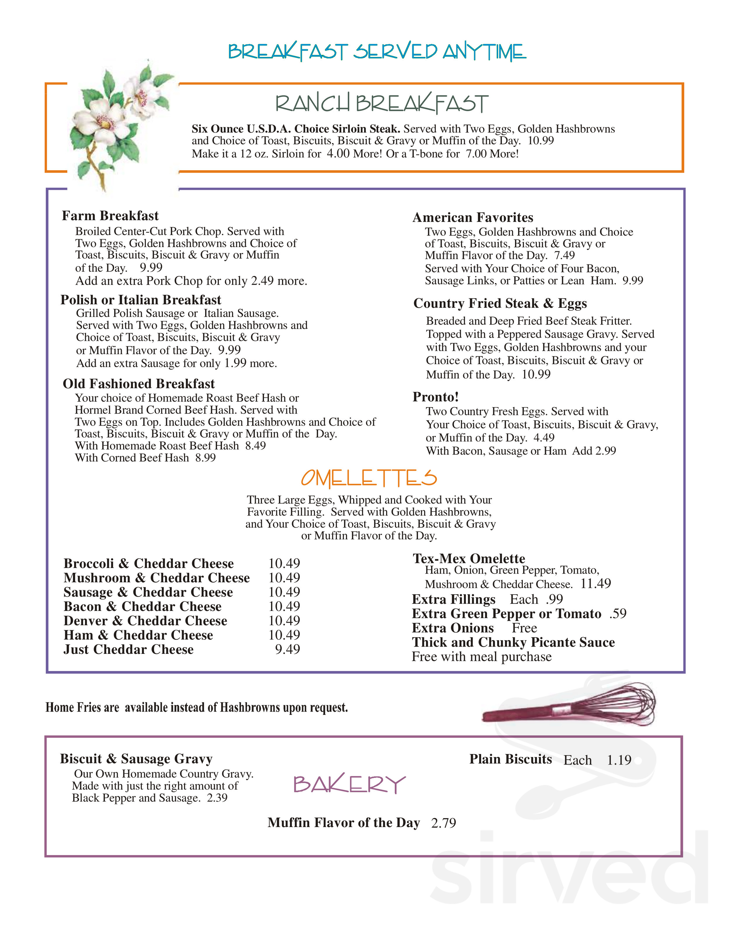 Magnolias Restaurant menu in St Paul, Minnesota, USA