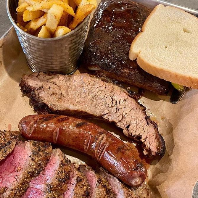 Smoqued California BBQ menu in Orange, California, USA