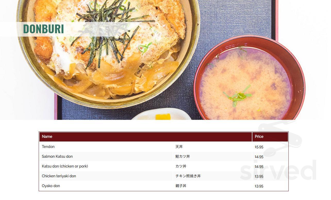 Mr Ojisan Neo Bar & Sushi menu in Honolulu, Hawaii, USA