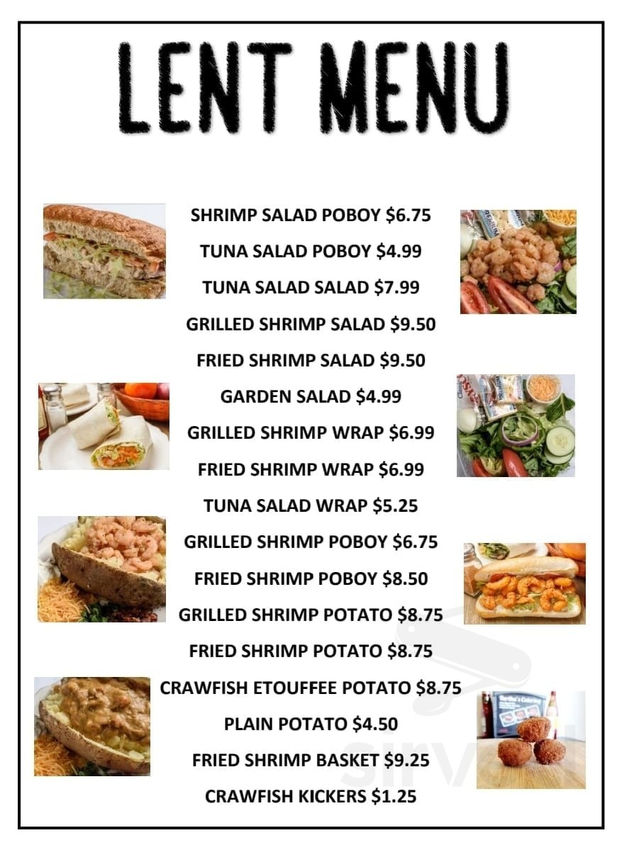 Menu for Bertha's Catering Inc in Sulphur, LA | Sirved