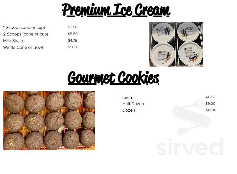 Stacked Bistro and Bakery menu in Crossfield, Alberta, Canada