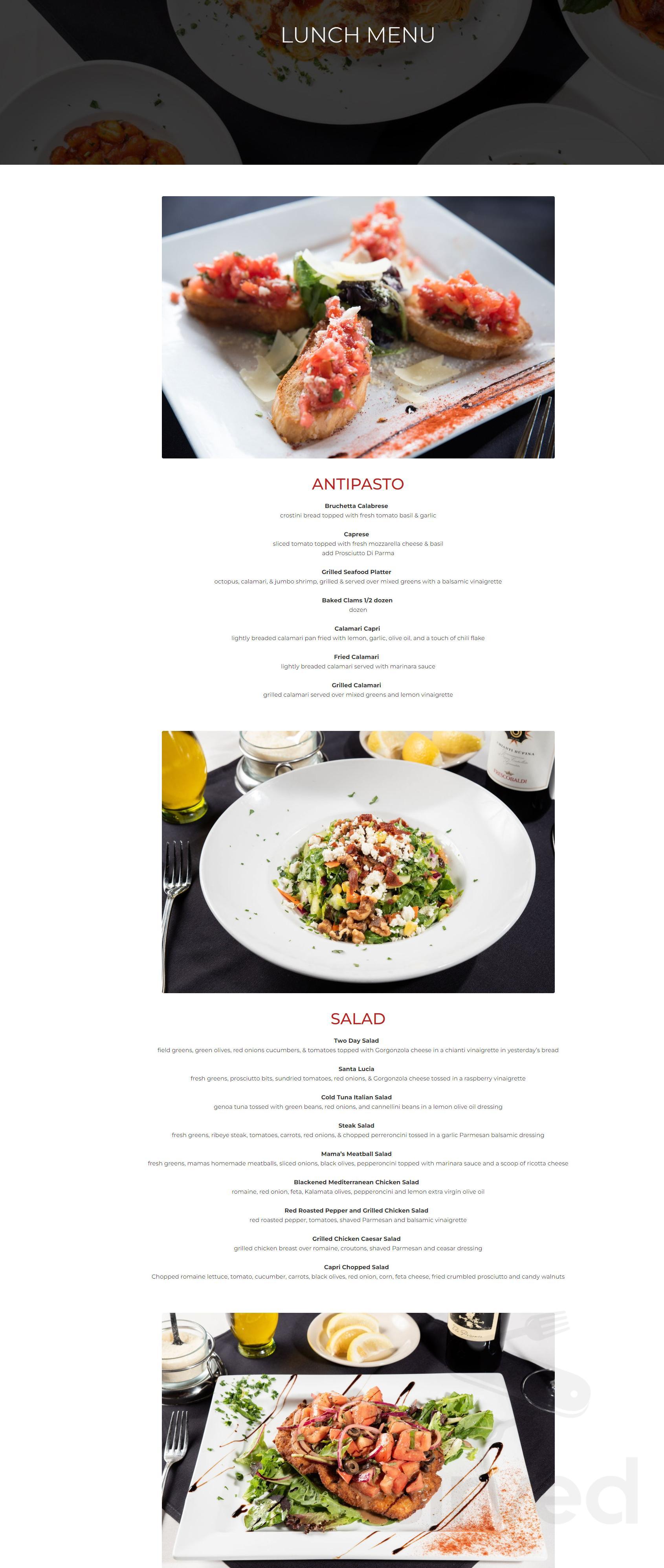 Are We Live menu in Burr Ridge, Illinois, USA