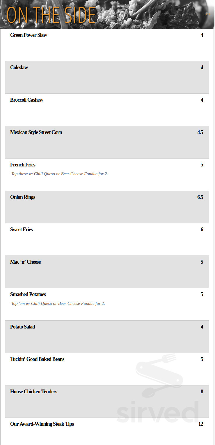 Tuckaway Tavern and Butchery menus in Raymond, New Hampshire, United States