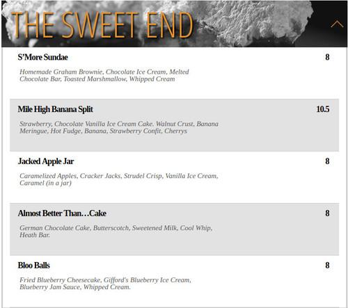 Tuckaway Tavern and Butchery menu in Raymond, New Hampshire, USA