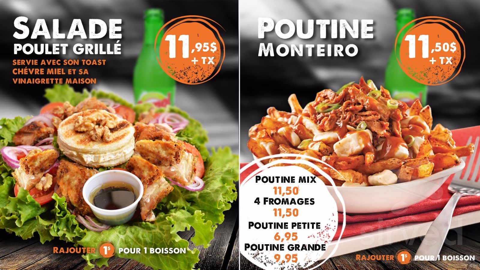 Monteiro Restaurant menu in Montréal, Quebec, Canada