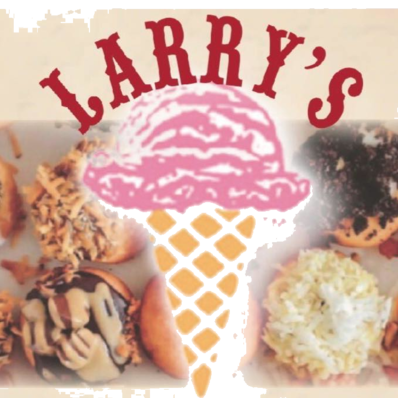 Larry's Ice Cream menu in Coral Springs, Florida, USA