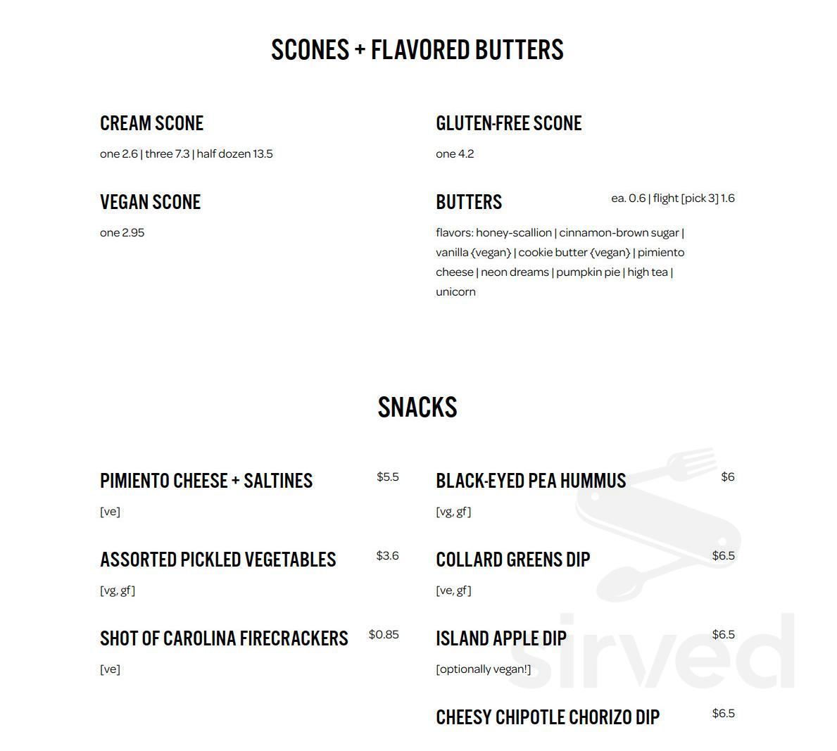 Pimiento Tea Room Menu In Holly Springs North Carolina USA Pimiento Tea Room Menu In Holly Springs North Carolina USA