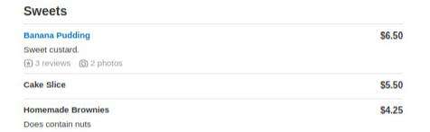 Break-N-Bread Soul Food & Bakery menu in McDonough, Georgia, USA