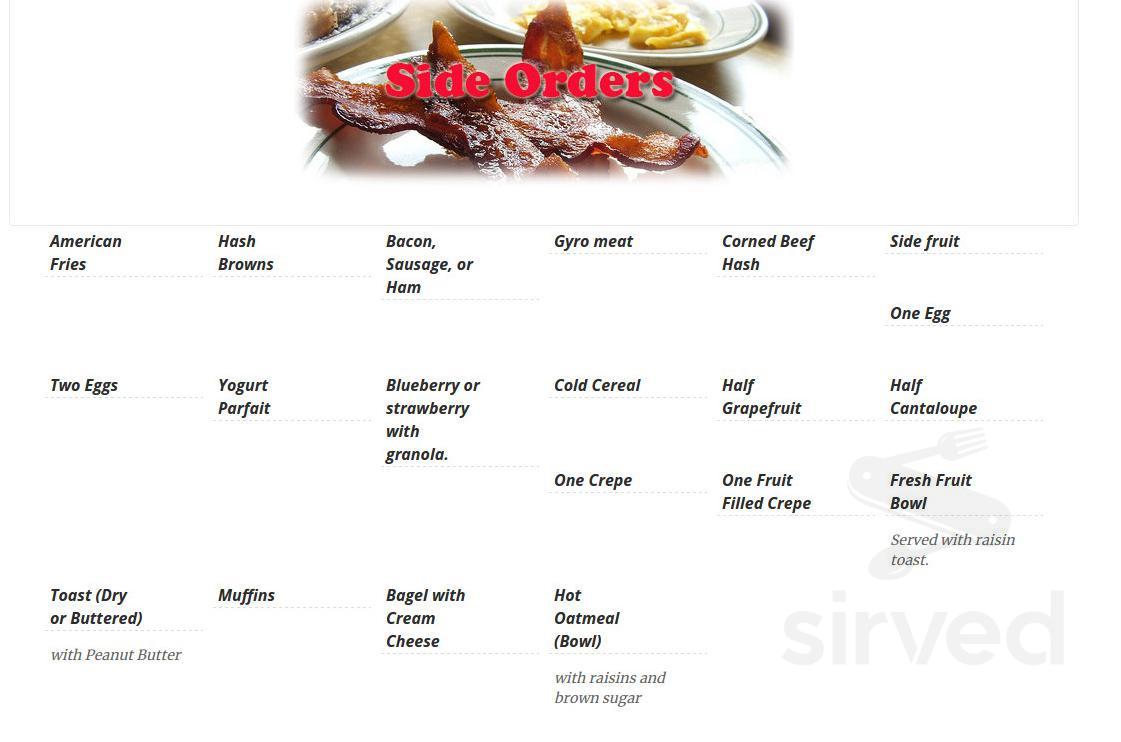 Roman Castle menus in Mauston, Wisconsin, United States