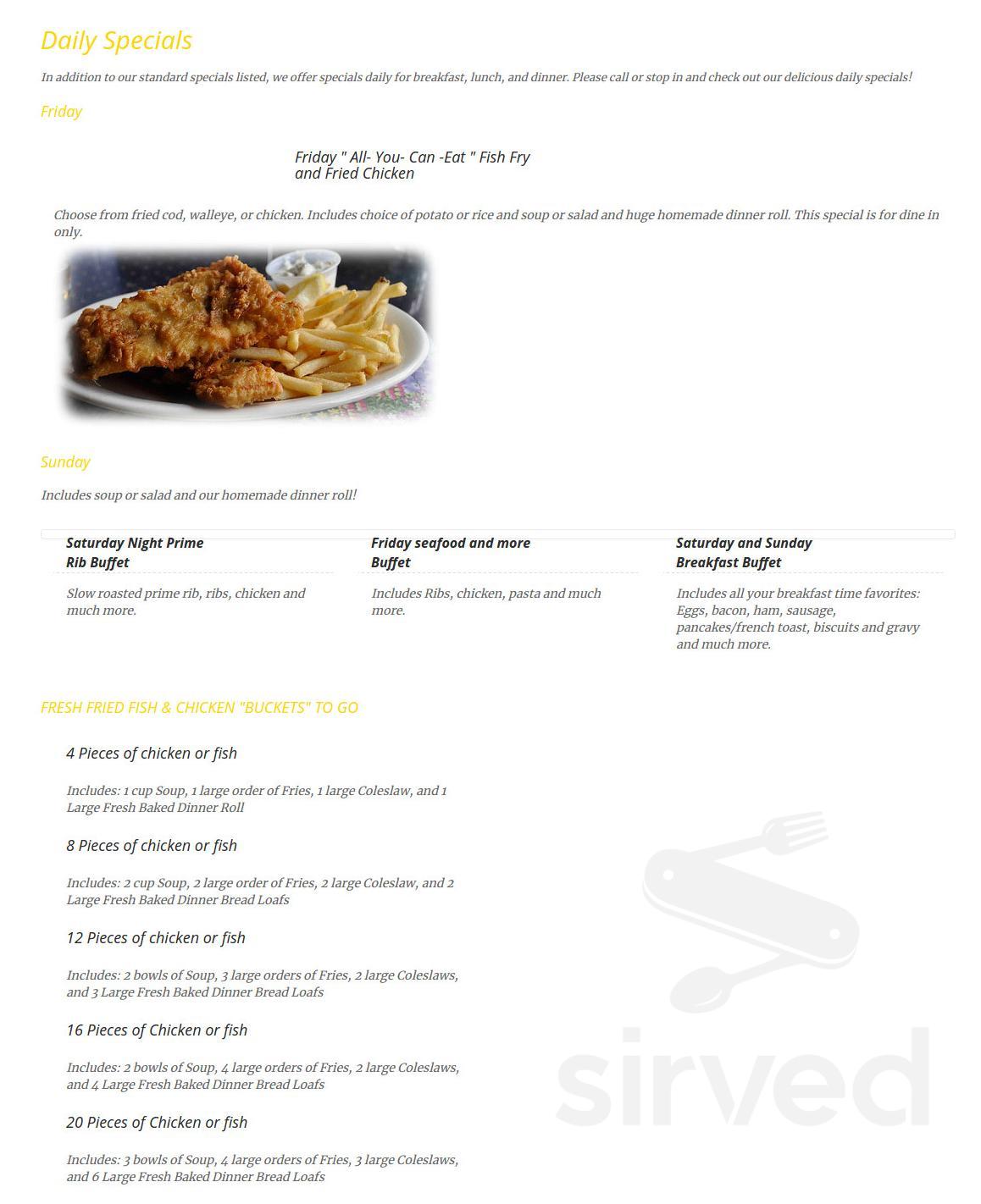 Menu for Roman Castle in Mauston, WI | Sirved