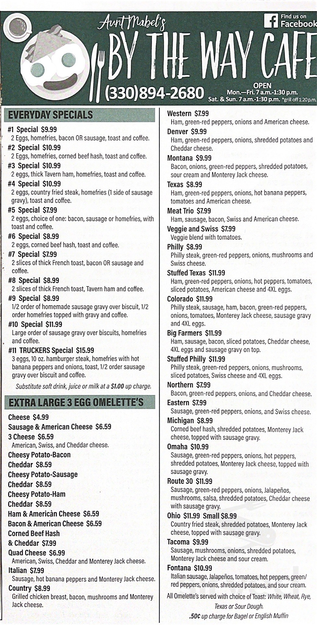 By The Way Caf Menu In East Rochester Ohio USA By The Way Caf Menu In East Rochester Ohio USA