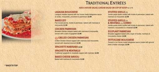 Menu for Piesanos Stone Fired Pizza in St. Augustine, FL | Sirved