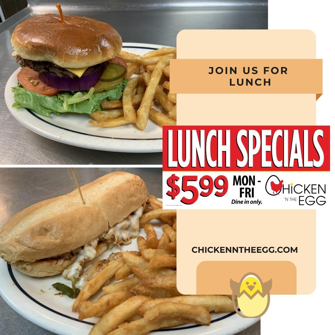 Chicken 'N The Egg menu in Fort Walton Beach, Florida, USA