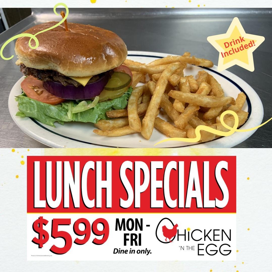 Chicken 'N The Egg menu in Fort Walton Beach, Florida, USA