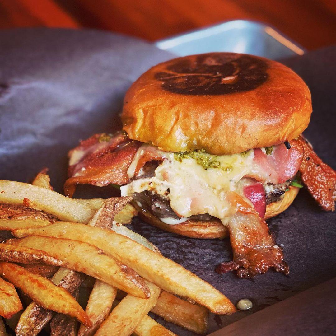 Burger 67 menu in Amherstburg, Ontario, Canada