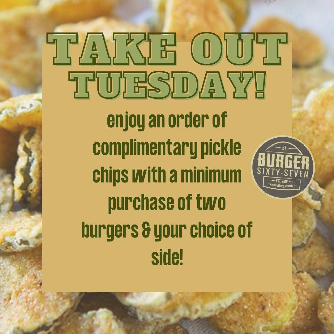 Burger 67 menus in Amherstburg, Ontario, Canada