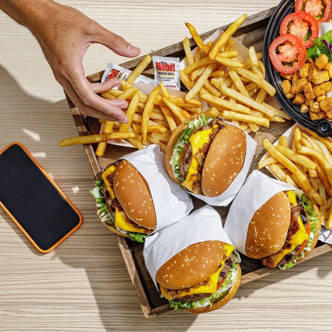 The Habit Burger Grill menu in Compton, California, USA
