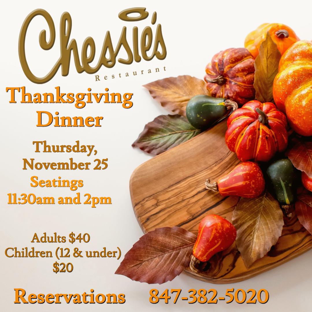 Chessie's Restaurant menu in Barrington, Illinois, USA