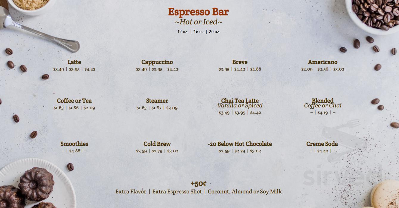 Branding Iron Bistro menu in Pierre, South Dakota, USA