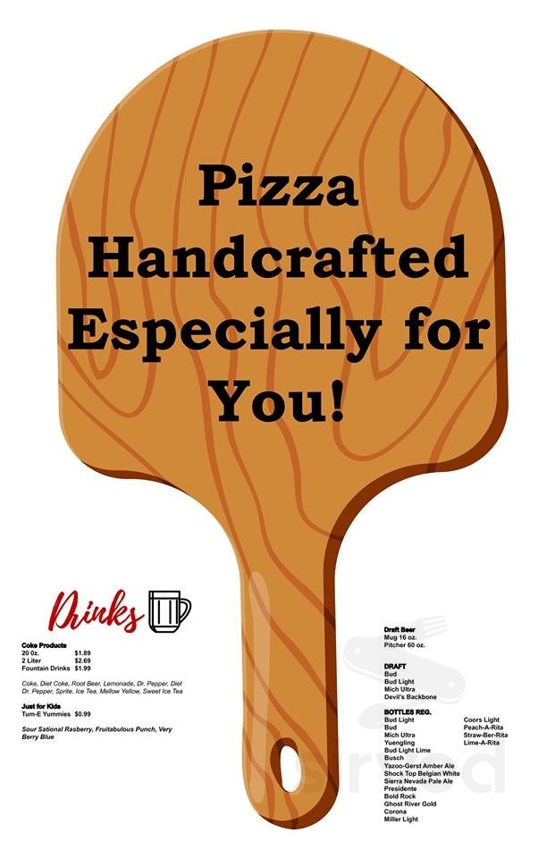 Menu for TNT Pizza in Buchanan, TN | Sirved