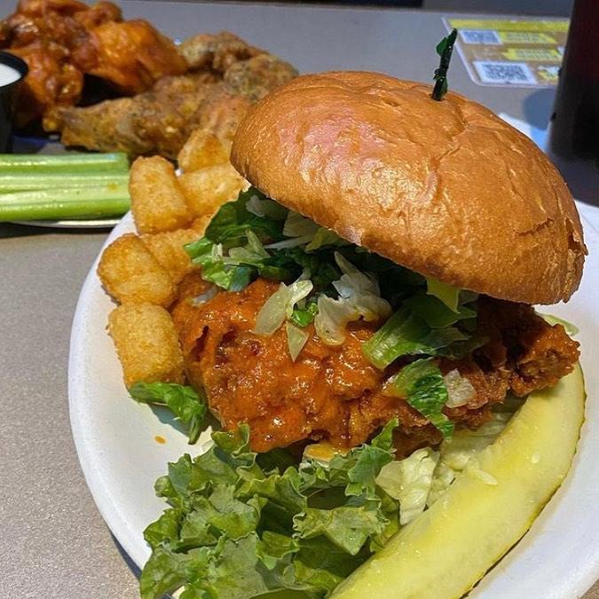 Pluckers Wing Bar menu in San Antonio, Texas, USA