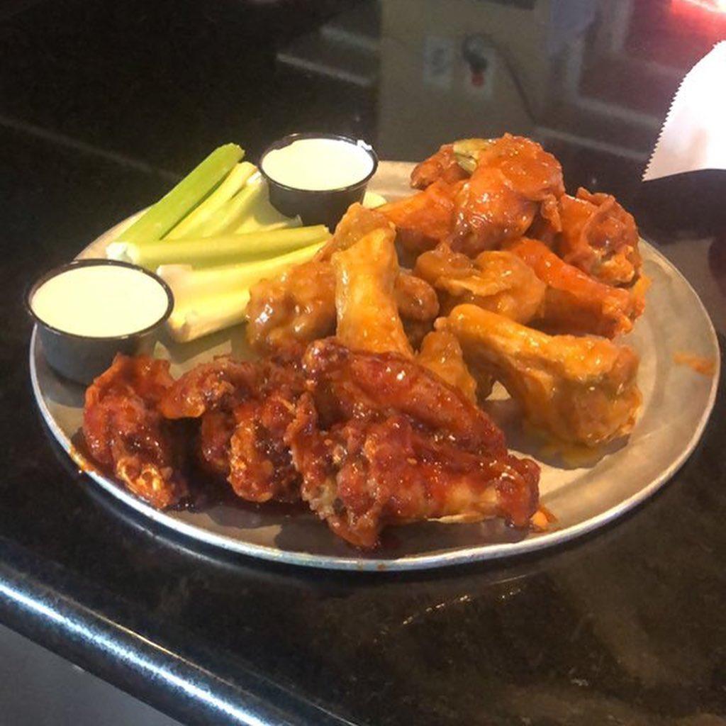 Pluckers Wing Bar menu in San Antonio, Texas, USA