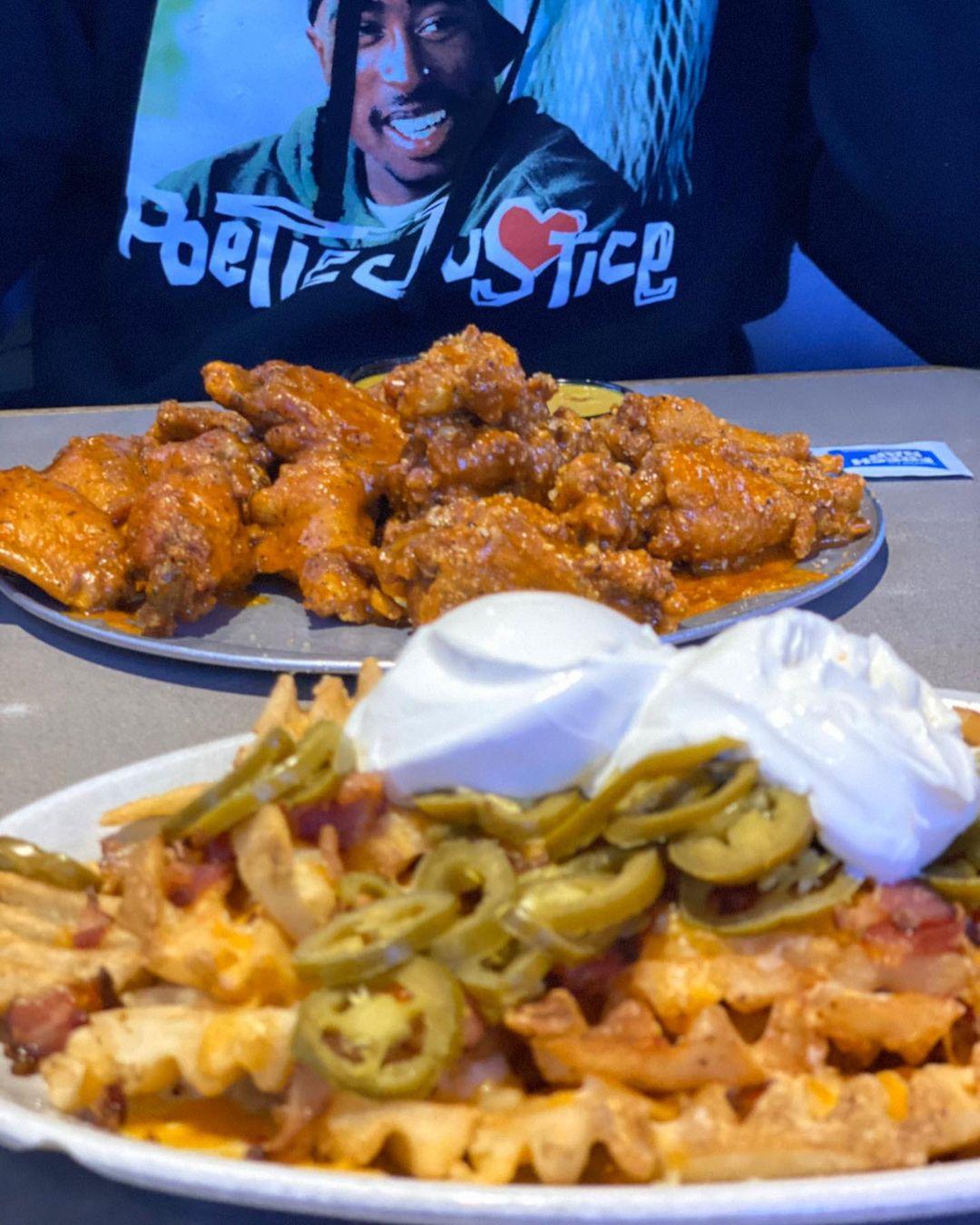 Pluckers Wing Bar menu in San Antonio, Texas, USA