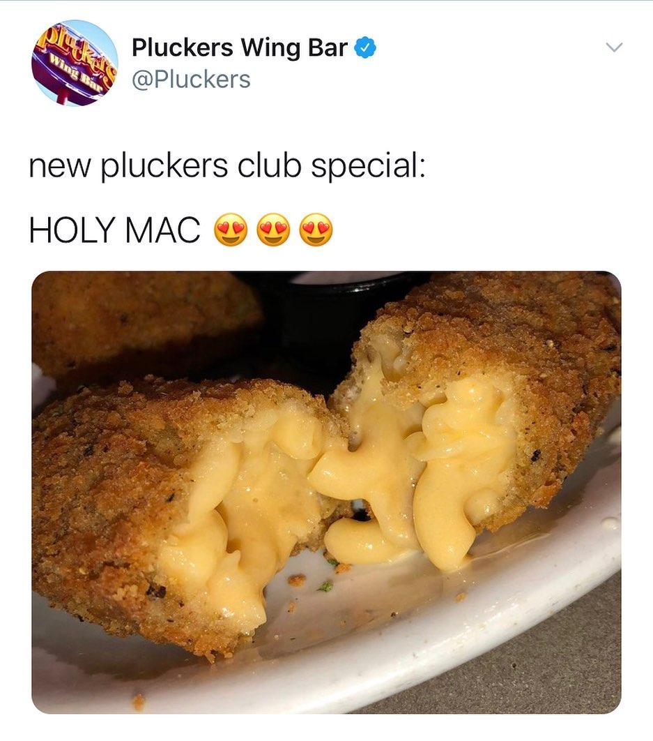 Pluckers Wing Bar menu in San Antonio, Texas, USA