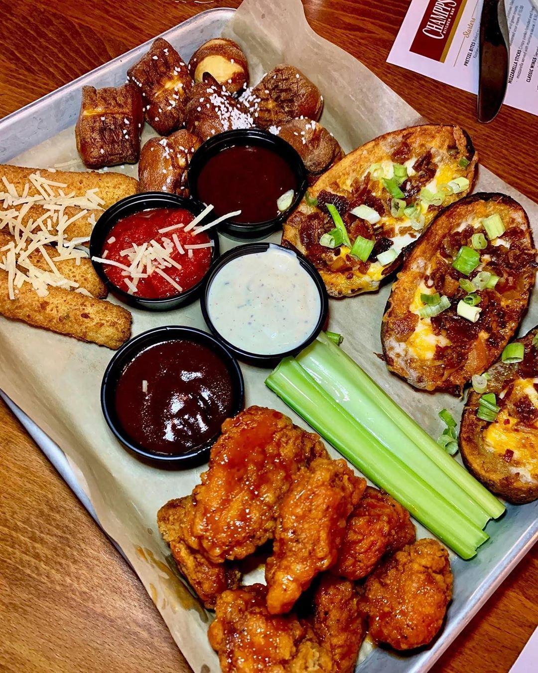 Champps menus in Eden Prairie, Minnesota, United States