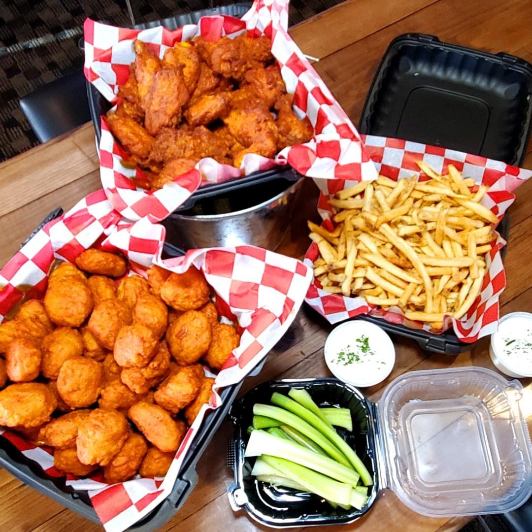 Champps menu in Eden Prairie, Minnesota, USA