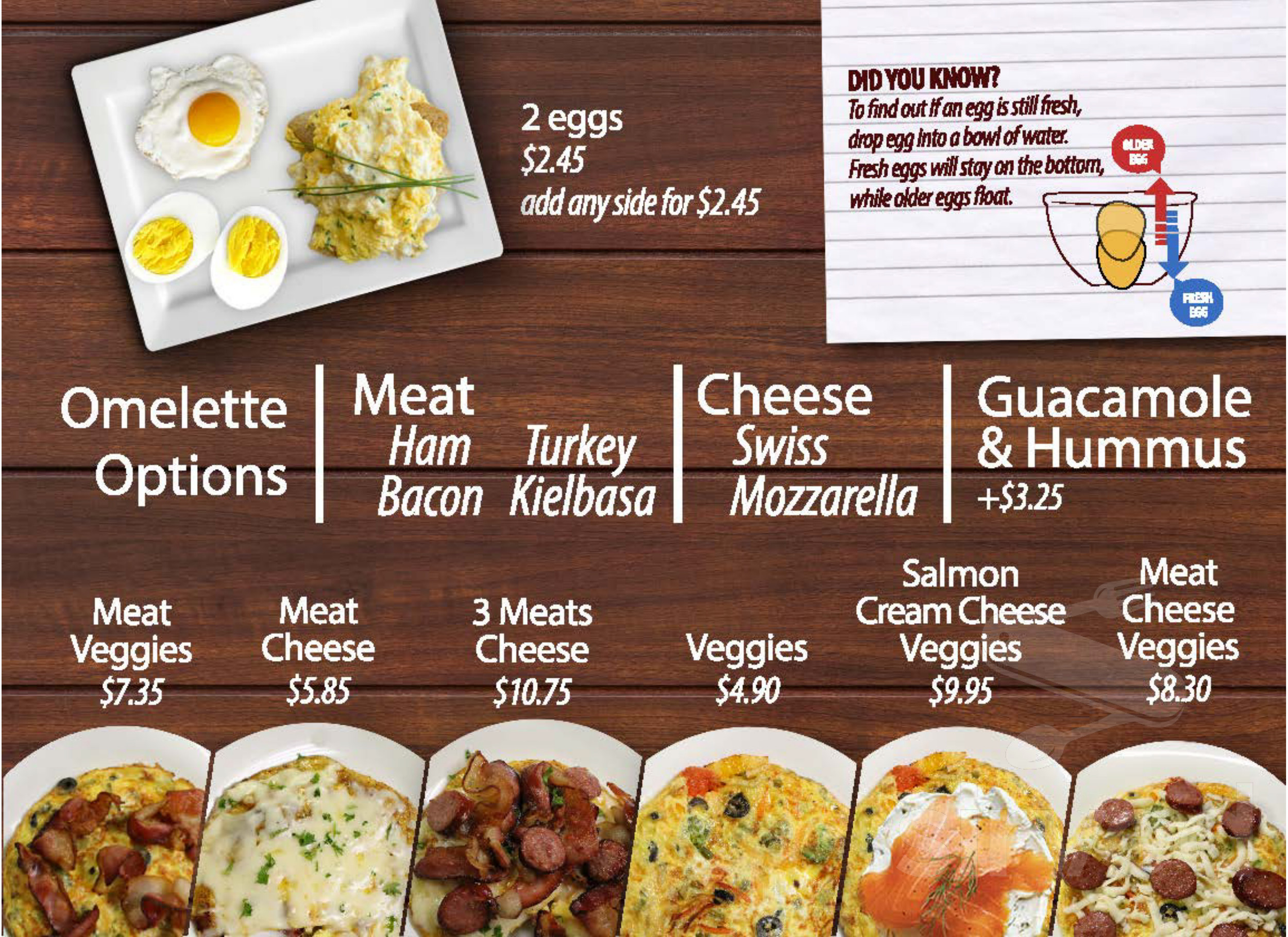 Crepes Tea House menu in Southwick, Massachusetts, USA