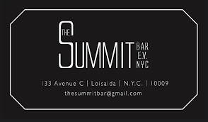 Menu for The Summit Bar in New York, NY | Sirved