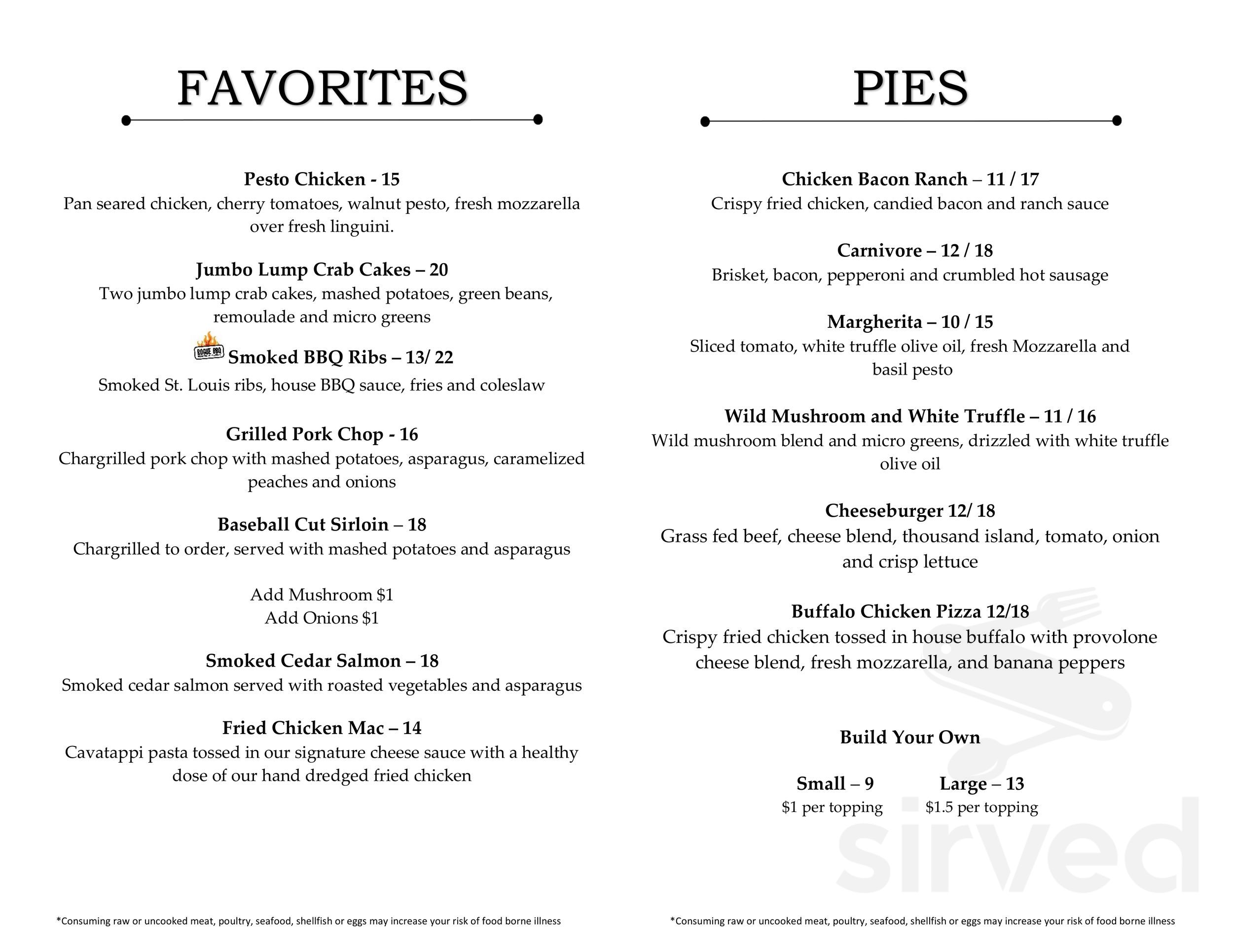 WestWood menu in West Mifflin, Pennsylvania, USA