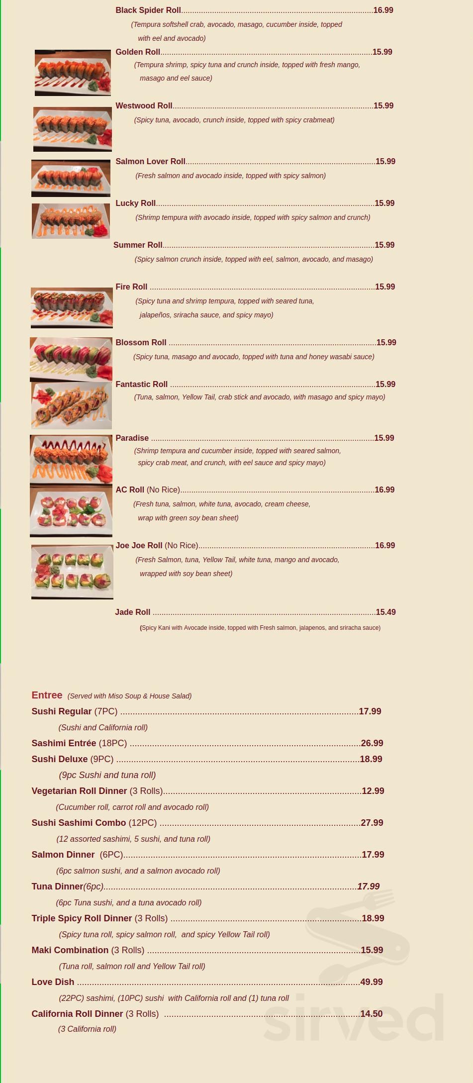 Jade Island menu in Bordentown, New Jersey, USA