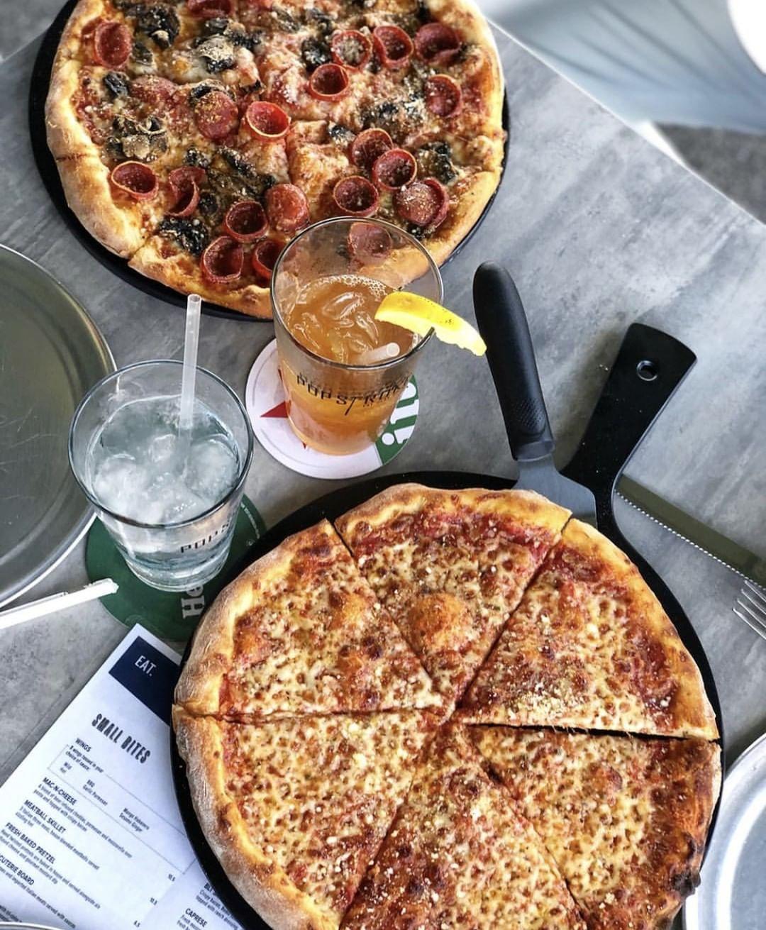PopStroke menu in Orlando, Florida, USA