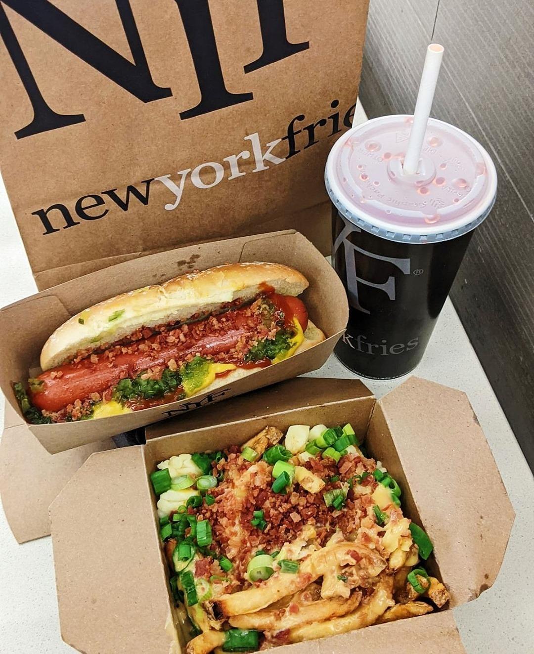 New York Fries ONroute Mallorytown menus in Mallorytown, Ontario, Canada