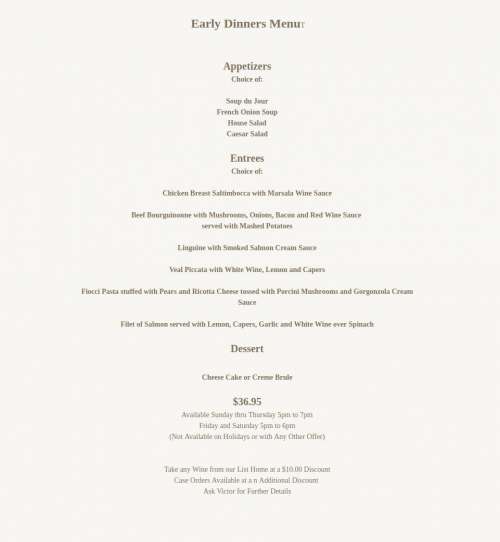 Café Bretton menu in Severna Park, Maryland, USA