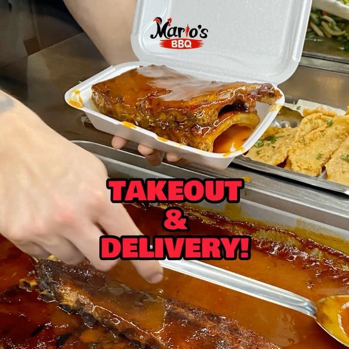 Mario's BBQ menu in Mississauga, Ontario, Canada