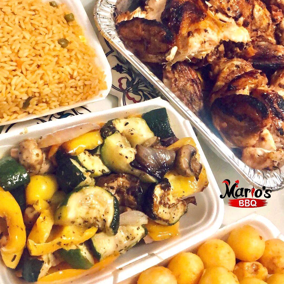 Mario's BBQ menu in Mississauga, Ontario, Canada