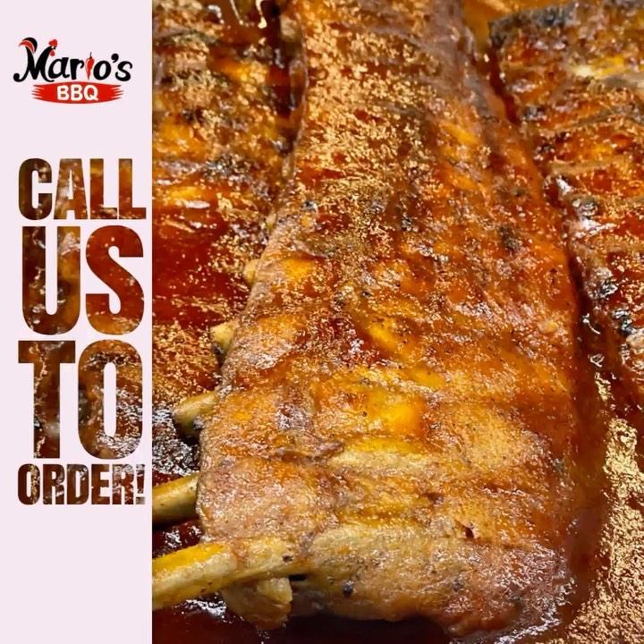 Mario's BBQ menu in Mississauga, Ontario, Canada