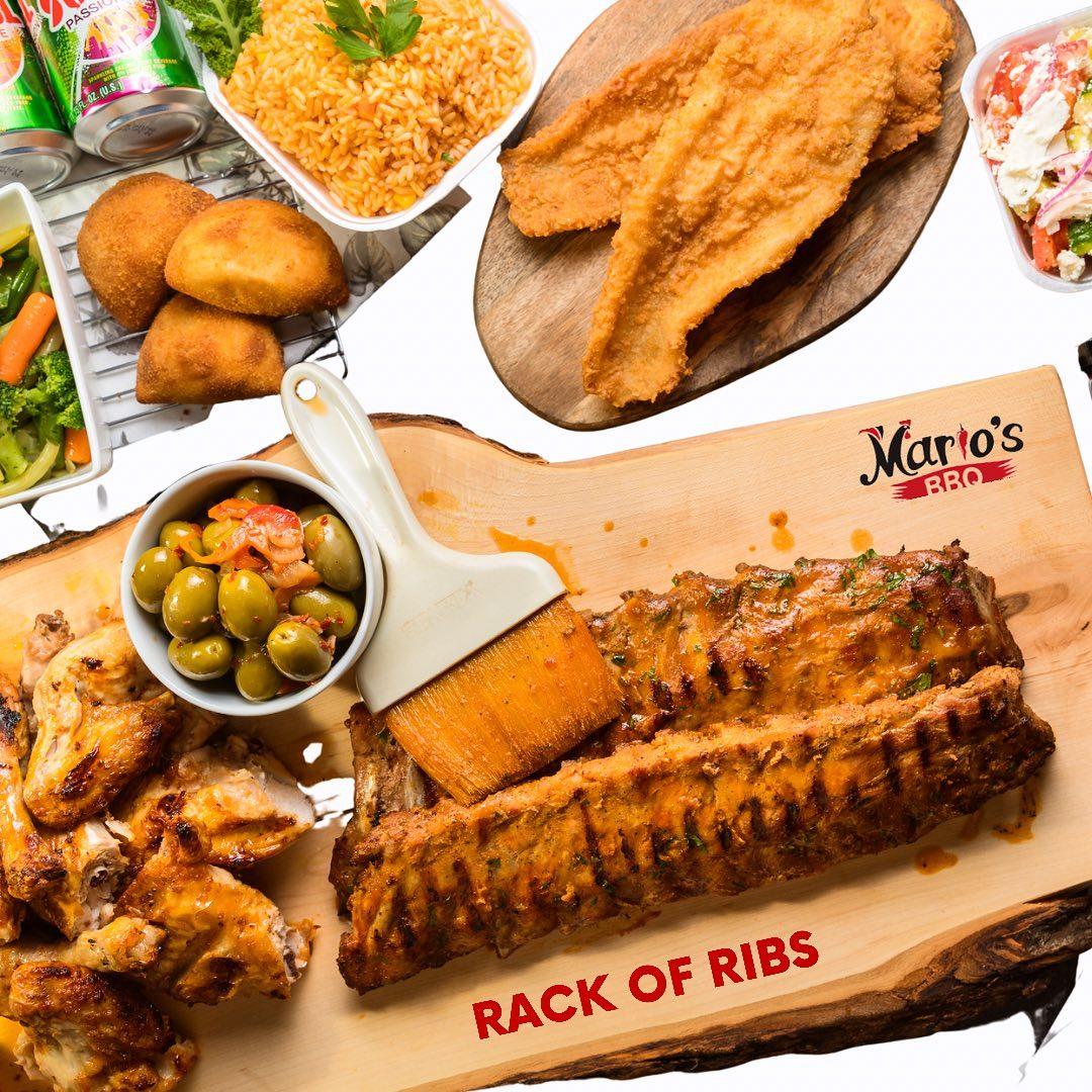 Mario's BBQ menu in Mississauga, Ontario, Canada