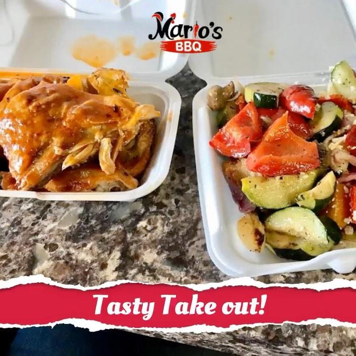 Mario's BBQ menu in Mississauga, Ontario, Canada